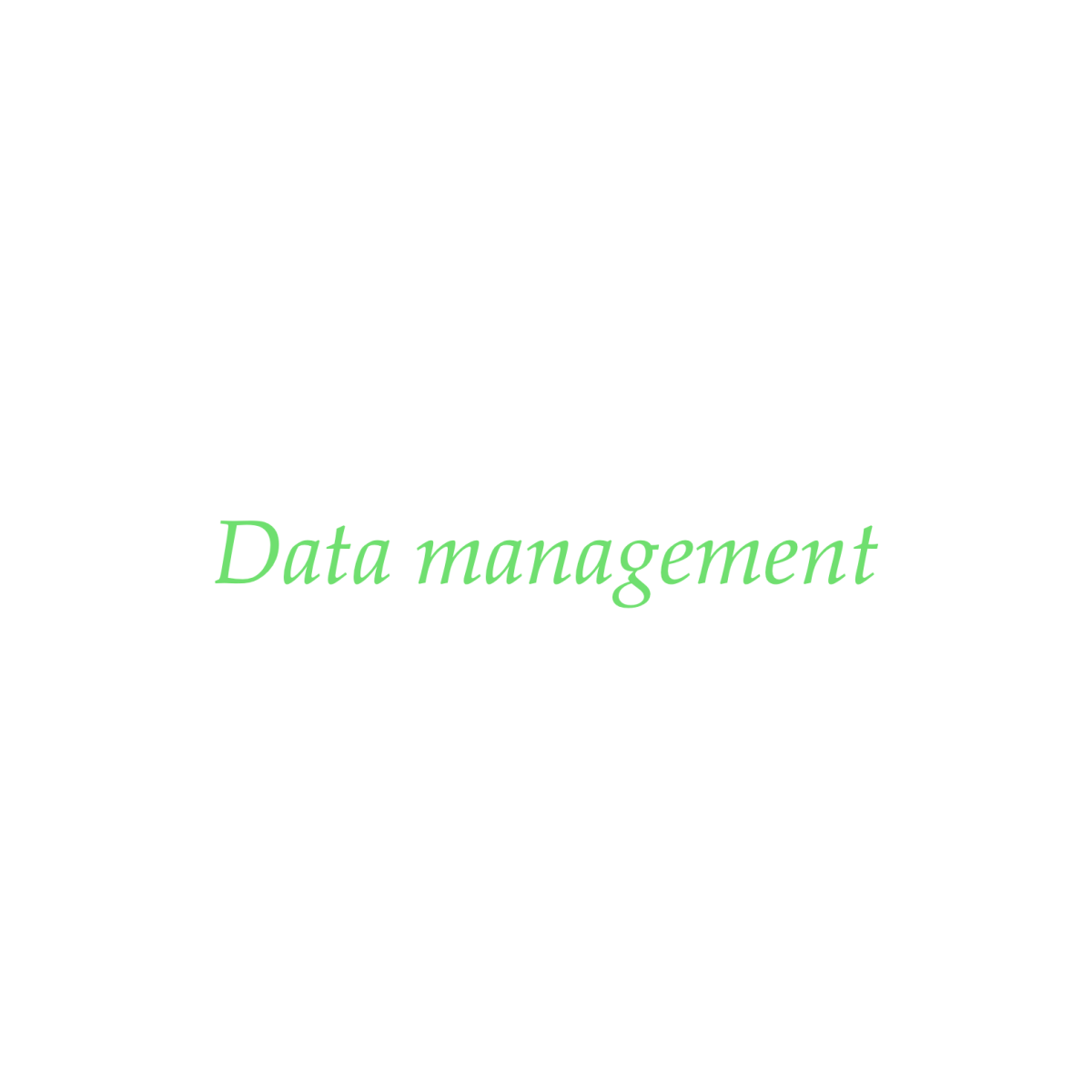 Data management – Graph workflow